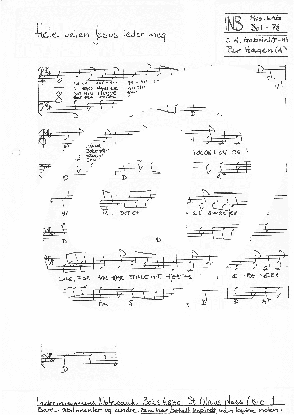 Hele veien Jesus leder - ActaShop