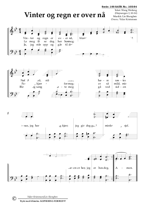 Vinter og regn er over nå - ActaShop