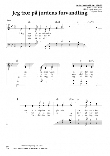 Jeg tror på jordens forvandling - ActaShop